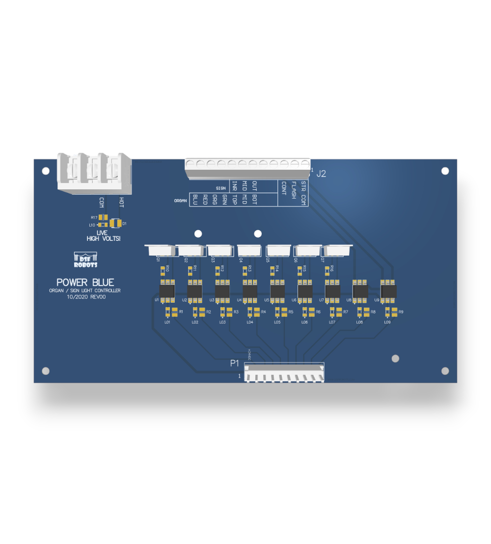 Power Blue - Organ / Sign board [PBLU1] - $149.00 : DsfRobots, Custom ...